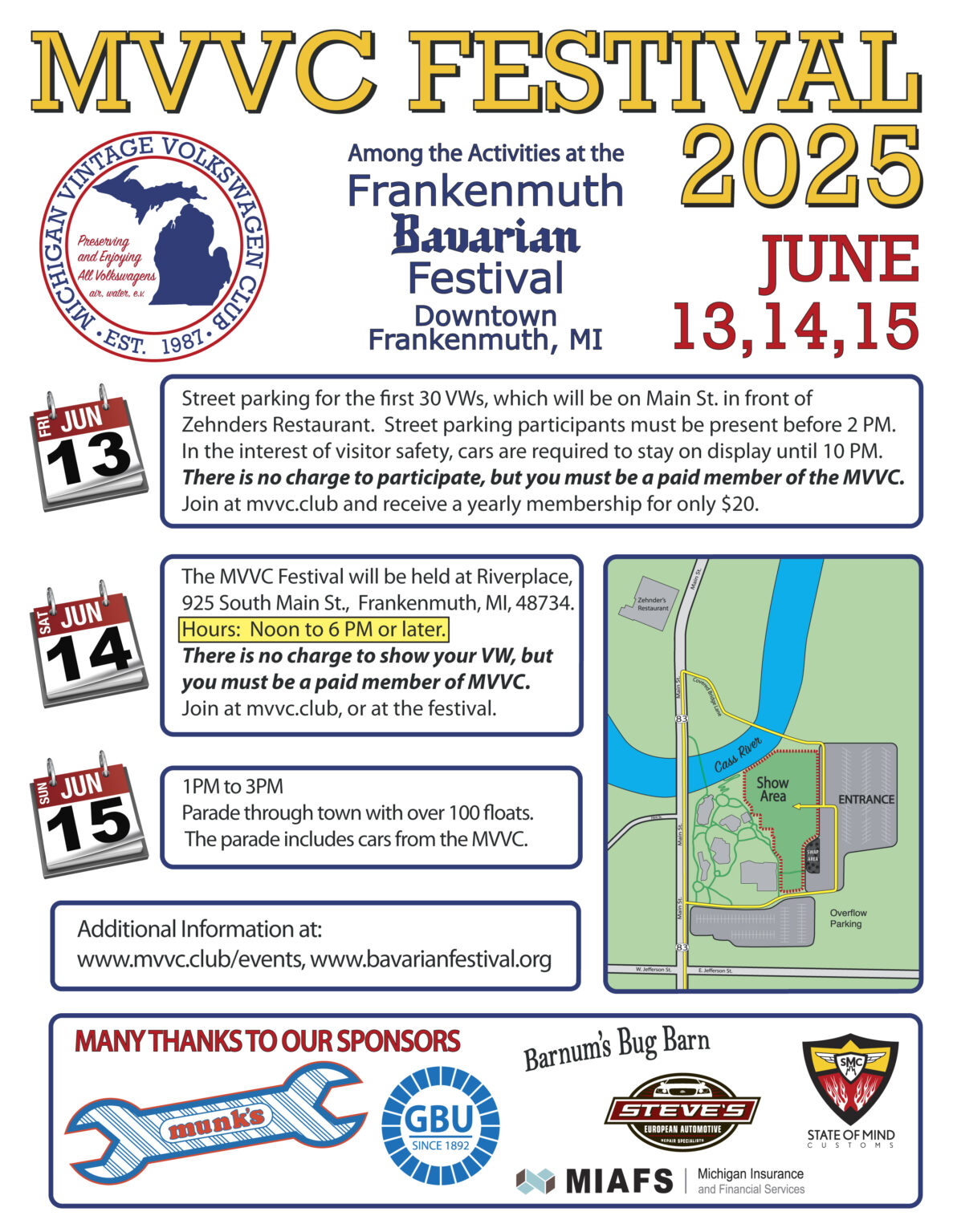 MVVC Festival 2025 - Michigan Vintage Volkswagen Club